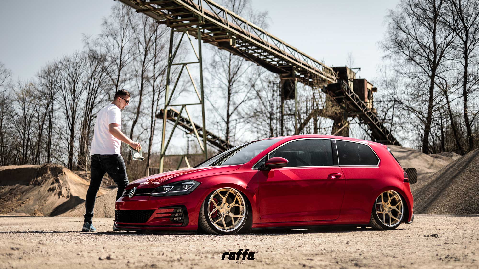 VW GOLF GTI MK7-RS01.2 COPPER DISC POLISHED LIP-1 - raffa wheels