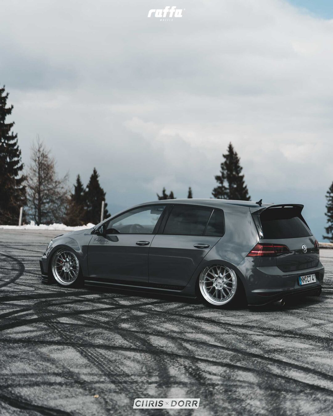VW GOLF GTI-RS03 HYPERSILVER DIAMOND CUT(Lftlgl) - raffa wheels