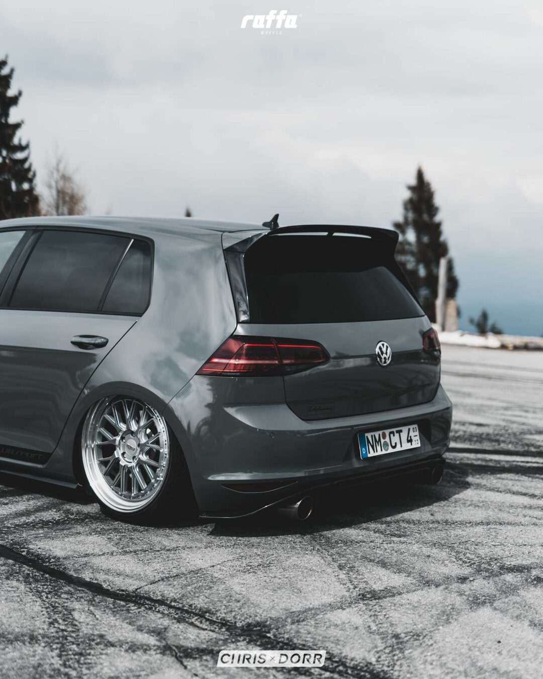 VW GOLF GTI-RS03 HYPERSILVER DIAMOND CUT(Lftlgl) - raffa wheels