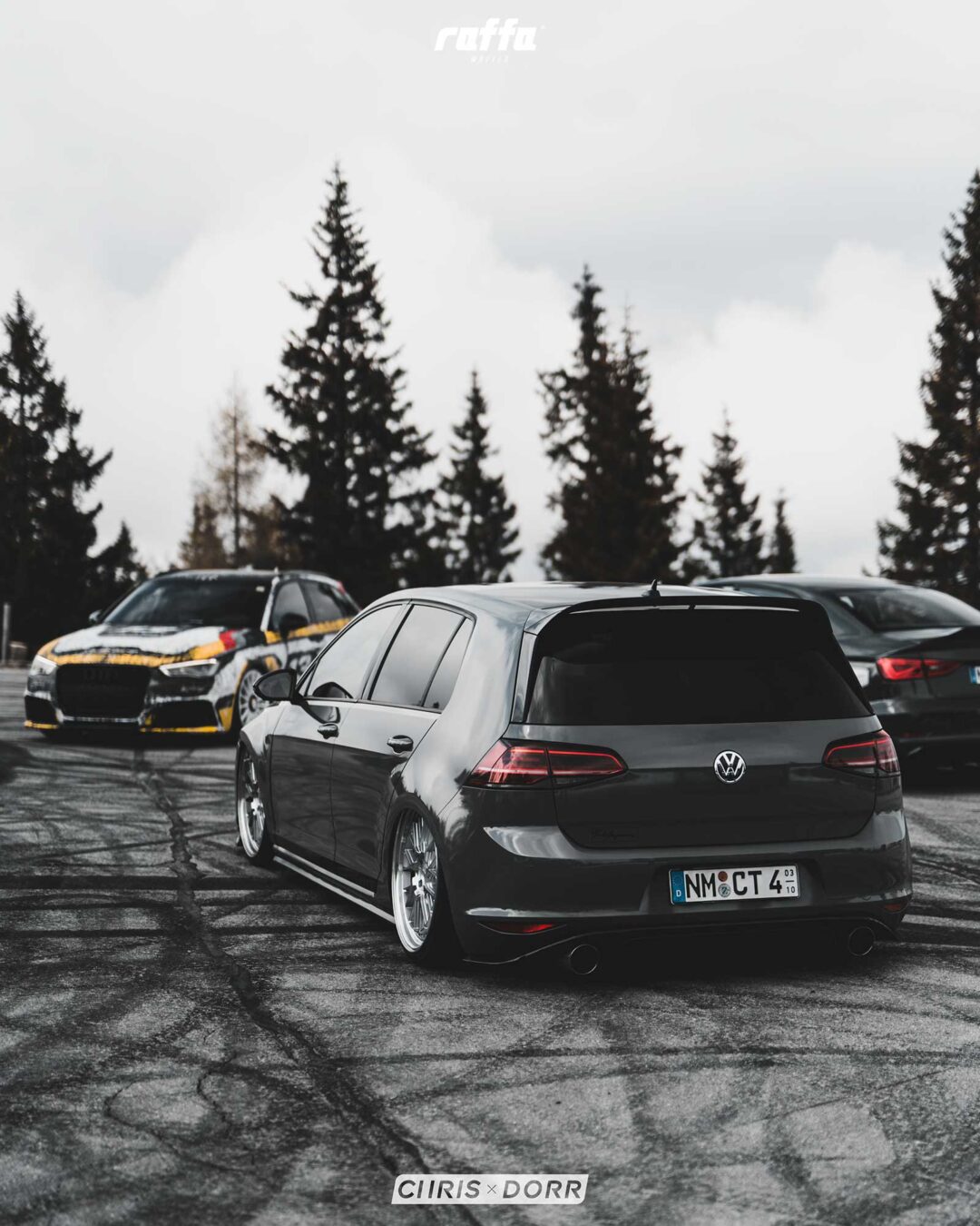VW GOLF GTI-RS03 HYPERSILVER DIAMOND CUT(Lftlgl) - raffa wheels
