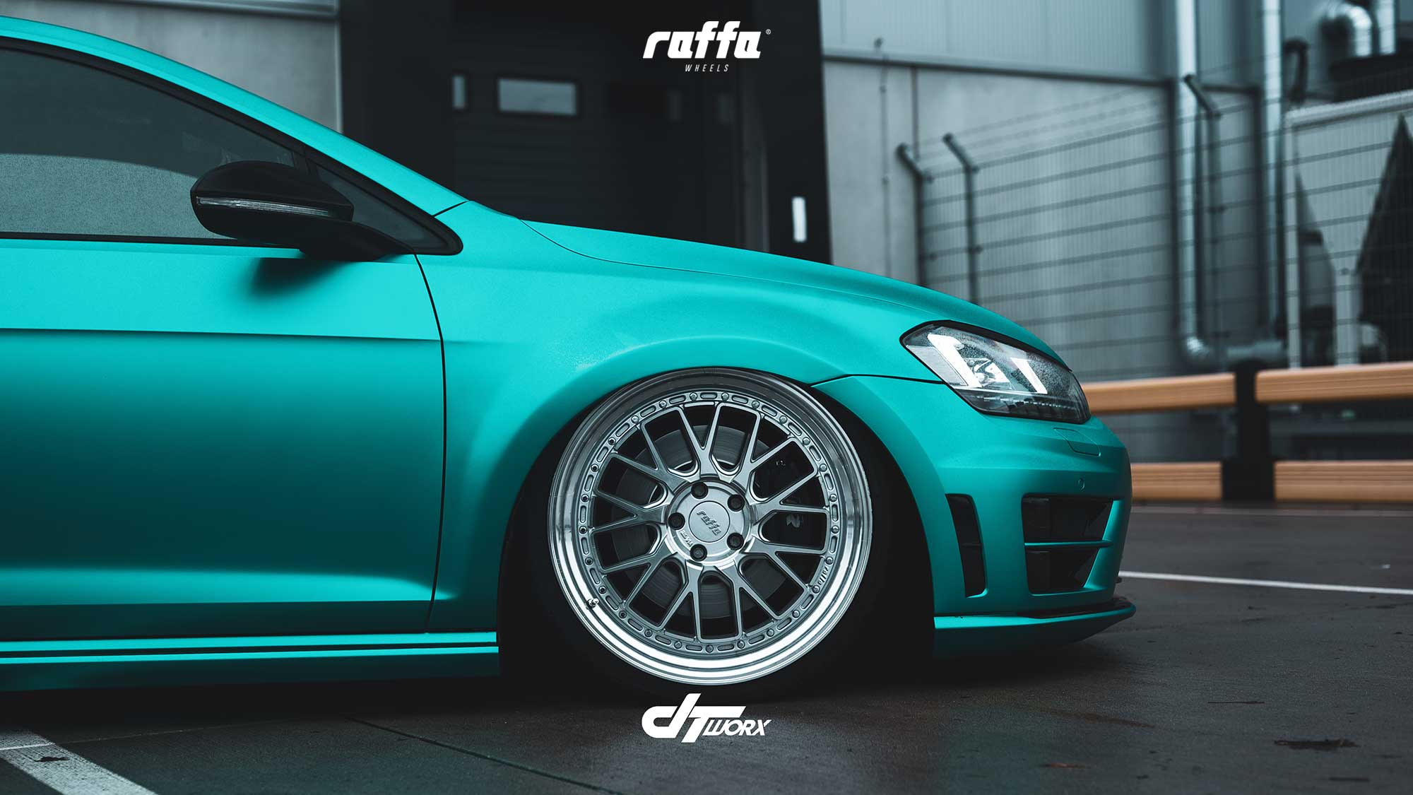 VW GOLF R MK7-RS03 DIAMOND CUT(@DTWORX_MEDIA @Micha_mk7R) - raffa wheels
