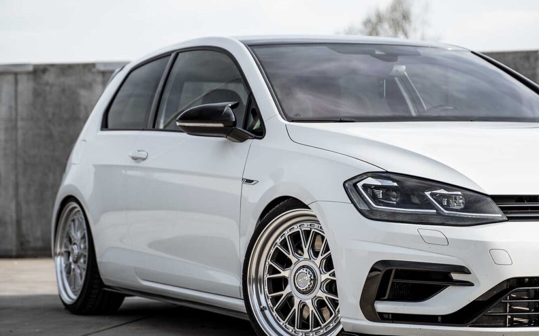 VW GOLF GTI MK7 R-RS03 HYPERSILVER DIAMOND CUT WITH BIG CAP (@MOLLE ...