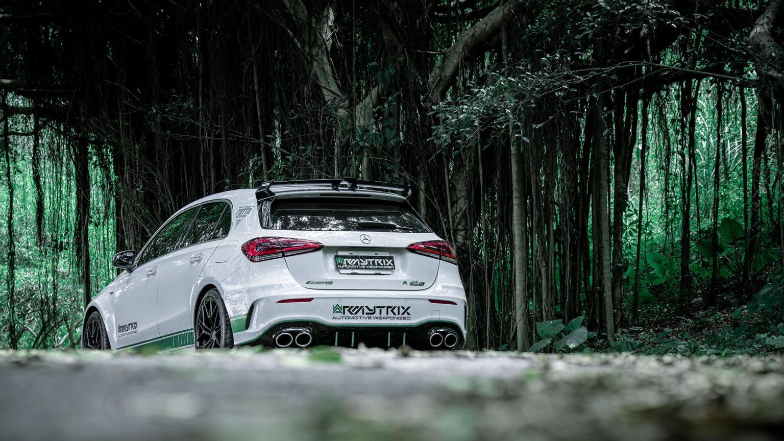 MERCEDES BENZ A45S-RF02 MATT BLACK - raffa wheels