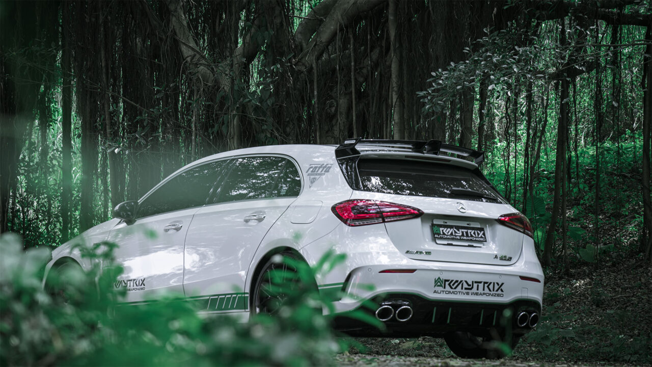 MERCEDES BENZ A45S-RF02 MATT BLACK - raffa wheels