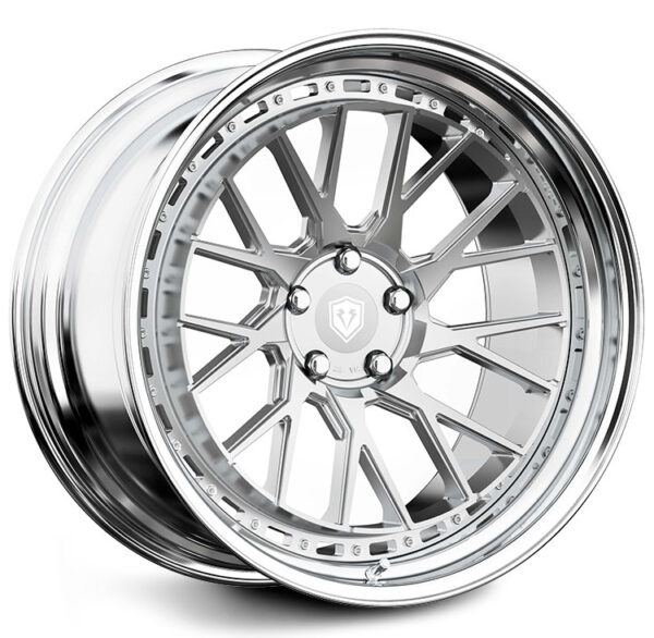 RS-03.2 Hypersilver Disc+Polished Barrel-Hypersilver logo - raffa wheels