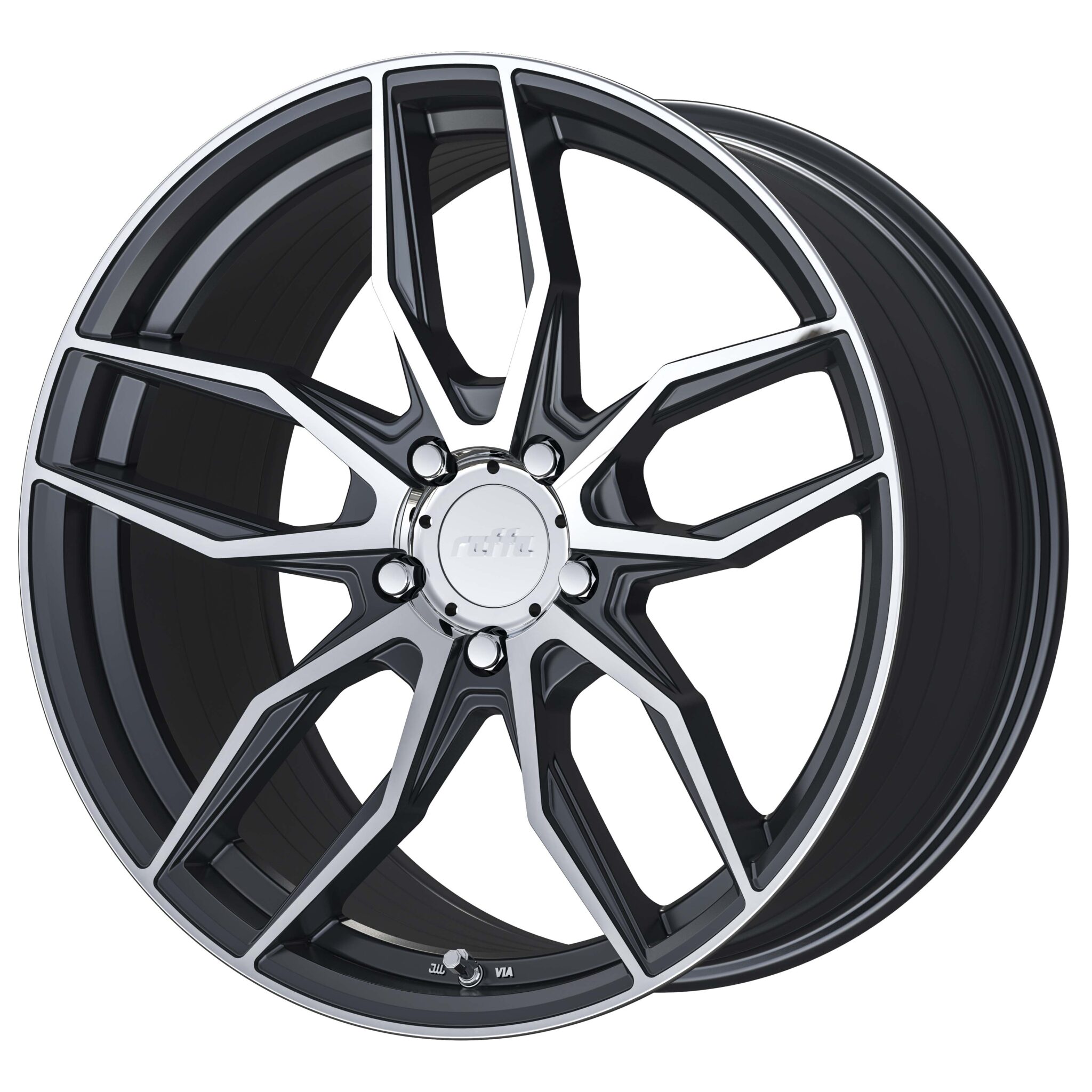 RS-04 GUNMETAL DIAMOND CUT - raffa wheels